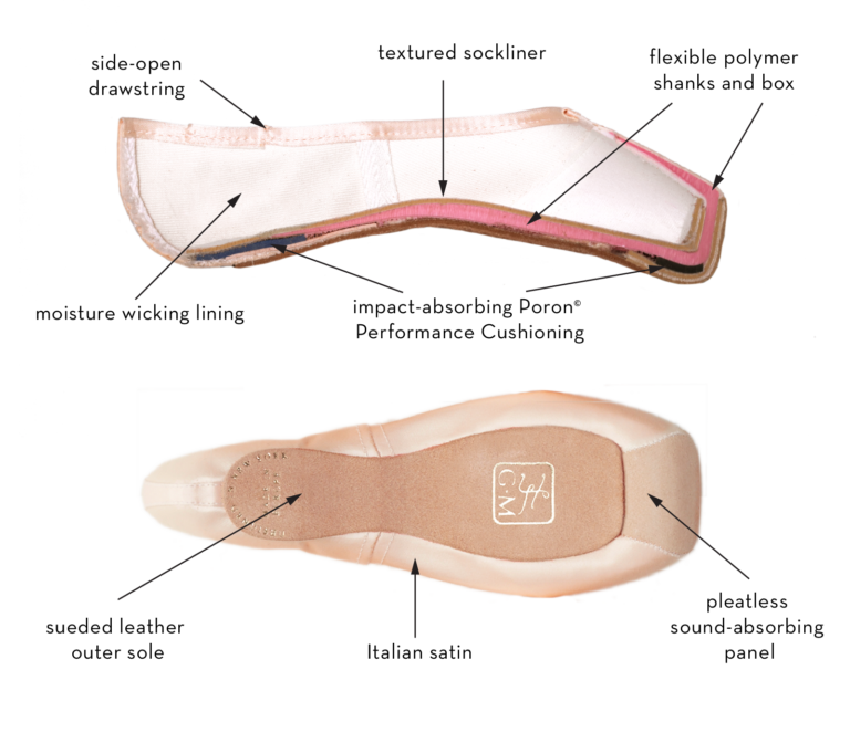 Pointe Shoe Evolution Gaynor Minden